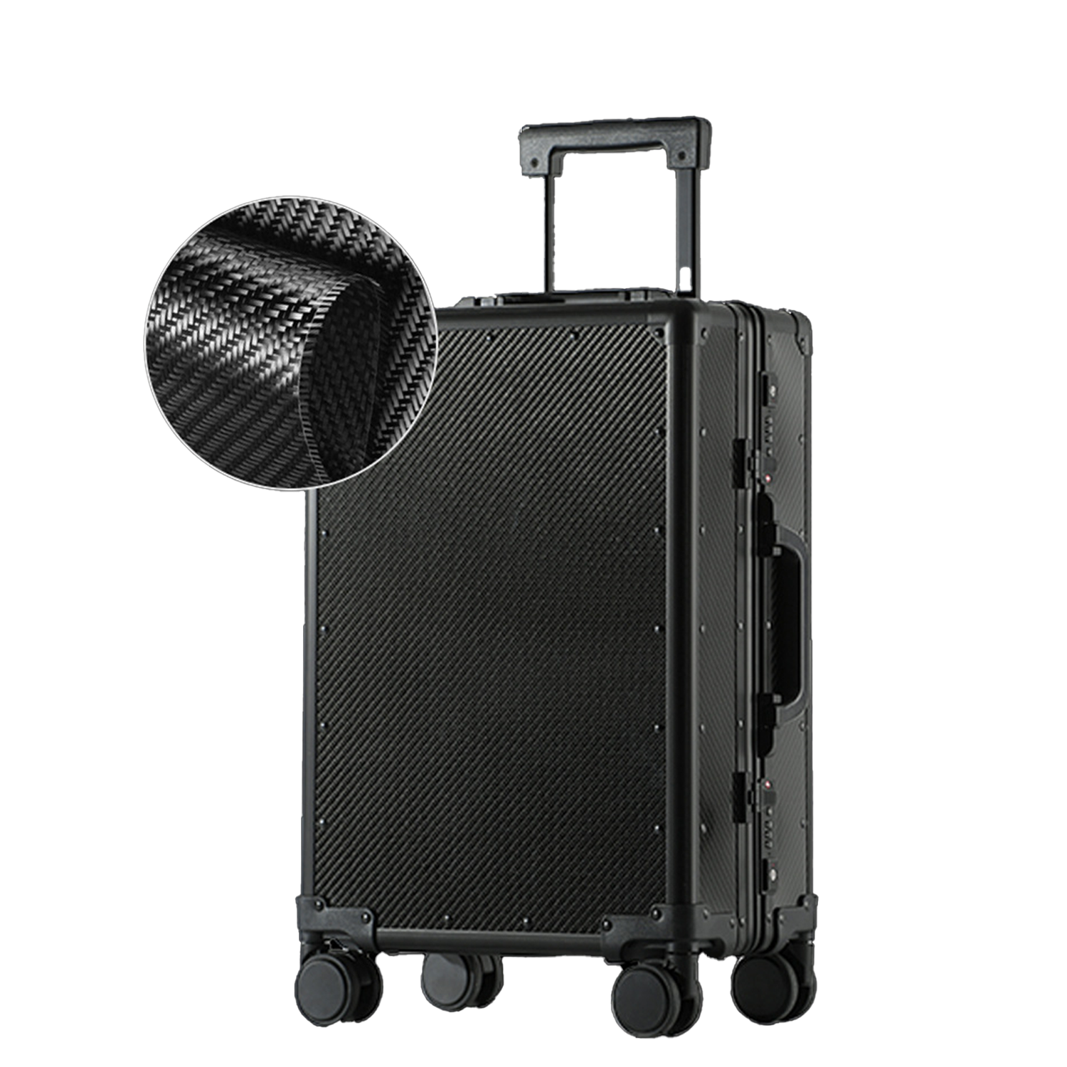 Carbon X 2.0: Carbon Fiber Suitcase Limited Edition Noir